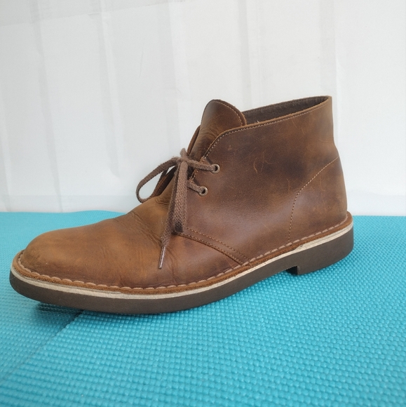 Clarks | Shoes | Clarks Mens Boots Desert Chukka Ankle Brown Leather ...